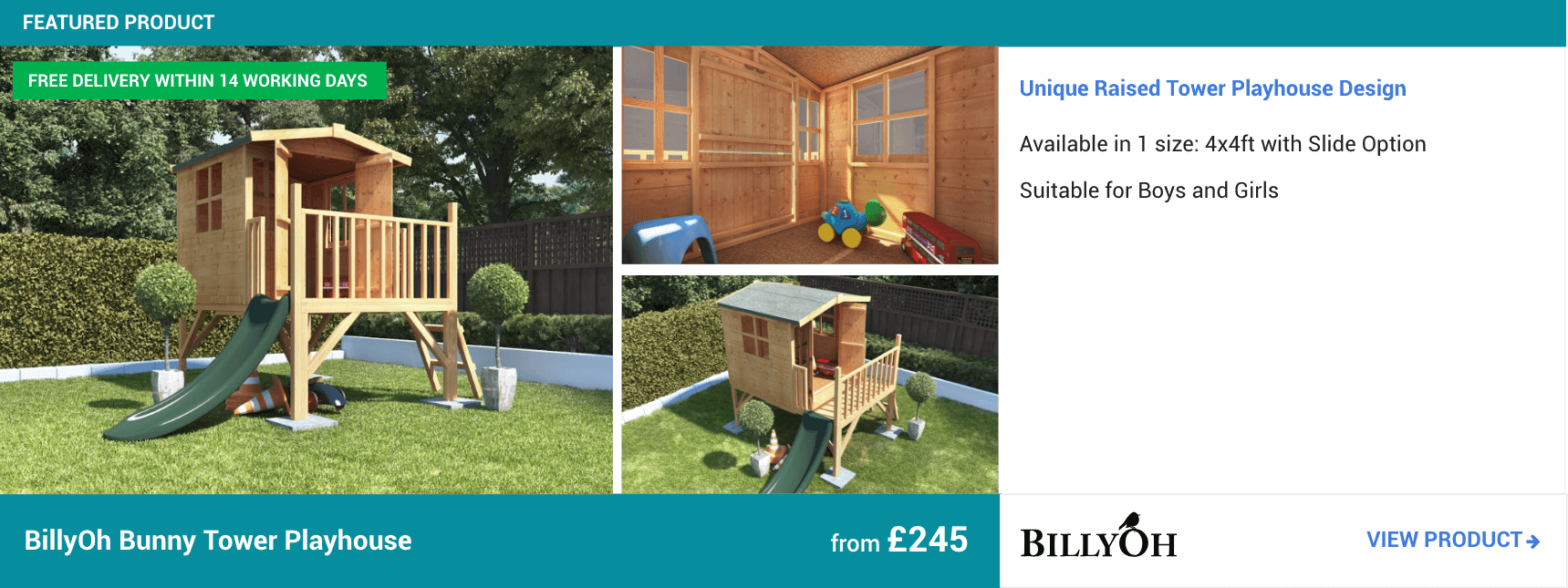 Wooden Playhouses - Garden Buildings Direct
